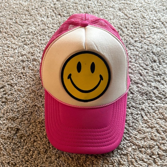 Aviator Nation | Accessories | Aviator Nation Pink And Cream Smiley ...